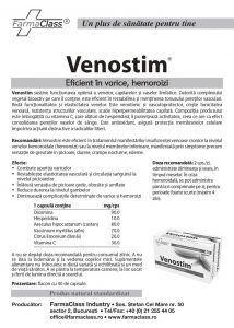 Venostim - Remediul MINUNE care COMBATE apariția varicelor
