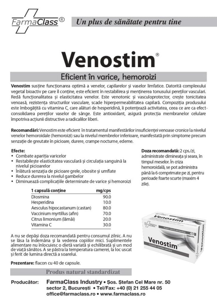 Venostim - Remediul MINUNE care COMBATE apariția varicelor
